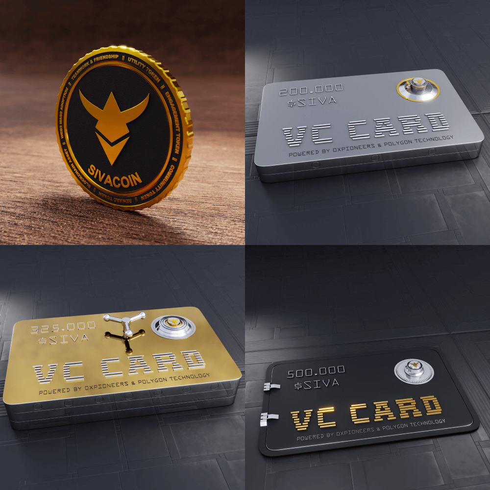 Collage of Siva ITO NFTs